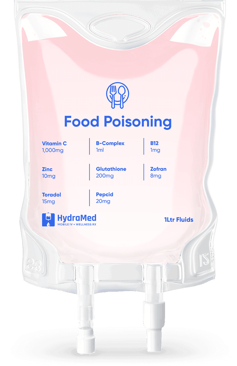 Food Poisoning IV Therapy - Mobile IV home infusion | HydraMed