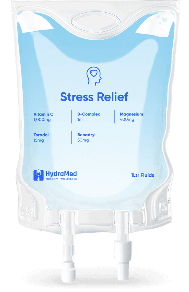Stress & Anxiety IV Therapy - Mobile IV home infusion | HydraMed