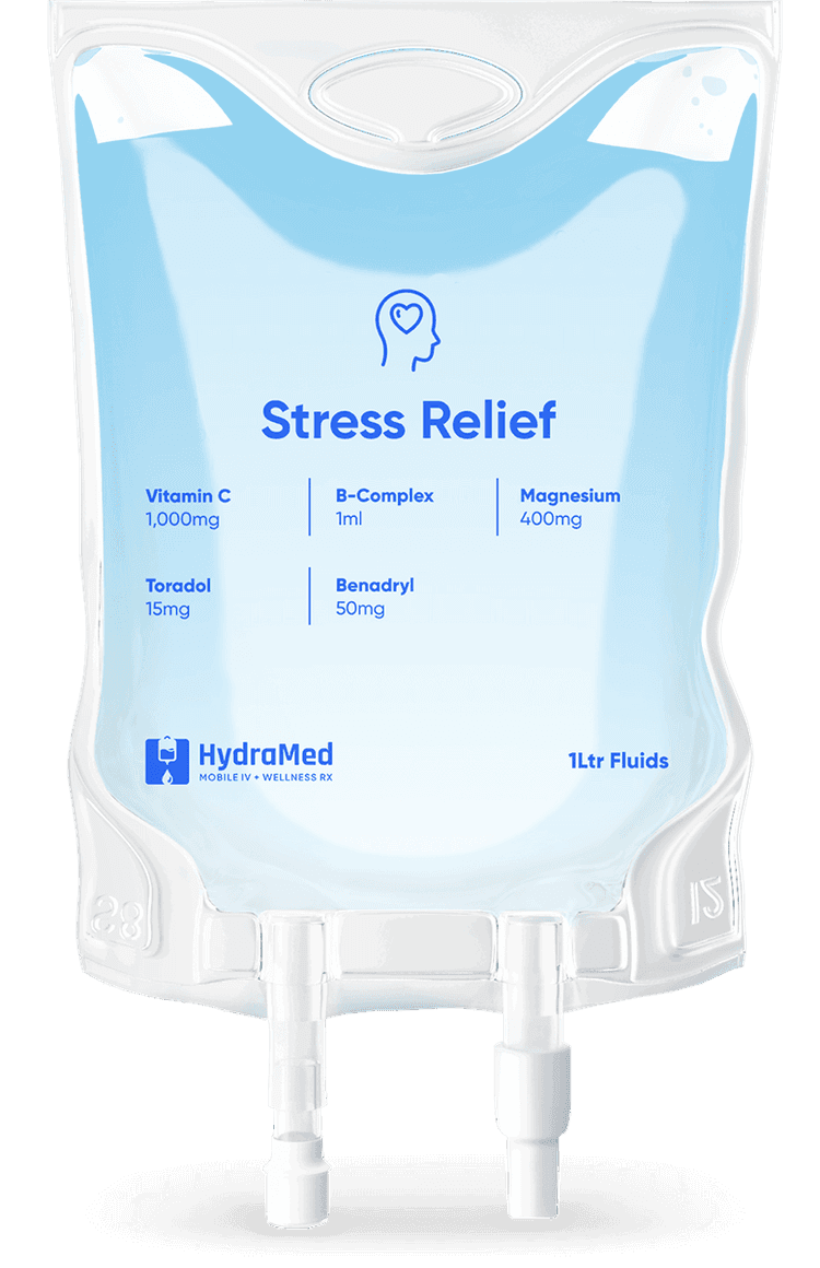 Stress & Anxiety IV Therapy - Mobile IV home infusion | HydraMed