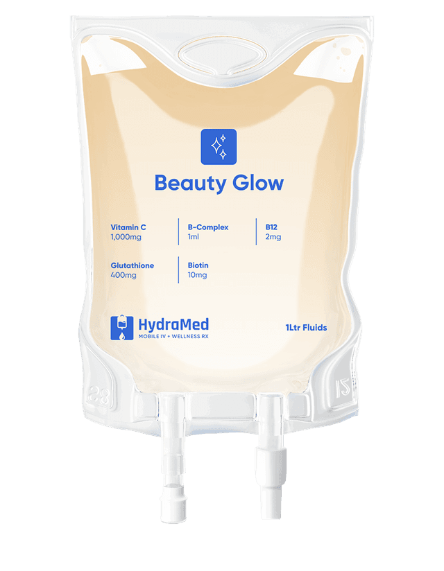 Get Radiant, Glowing Skin by Beauty Glow Mobile IV Therapy | HydraMed