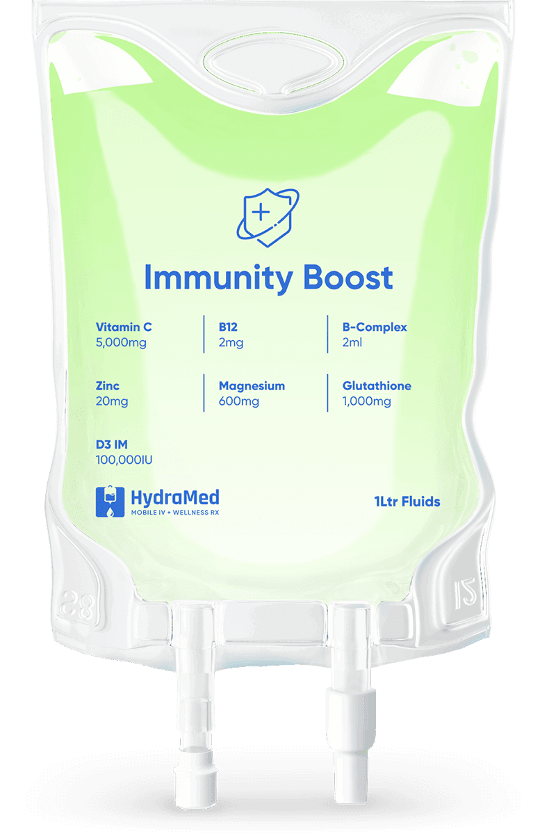 Immunity Boost IV Therapy - Mobile IV home infusion drip | HydraMed