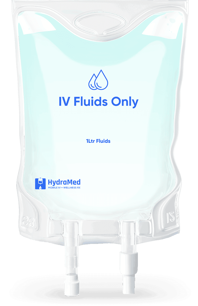 IV Fluids for Dehydration - Saline, Fast Relief of Dehydration | HydraMed